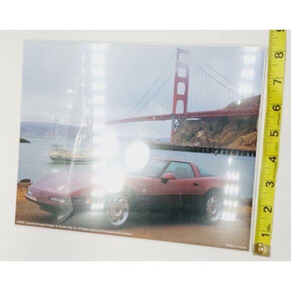 Impact Posters | Accents | Vintage Corvette Classic Car At San ...